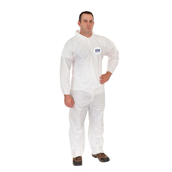 Coverall Microporous Elastic Wrist And Back, Open Ankle