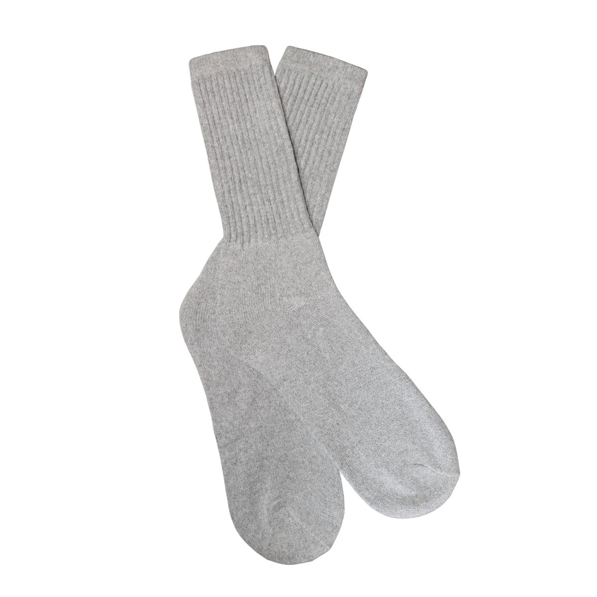 Grey Crew Socks